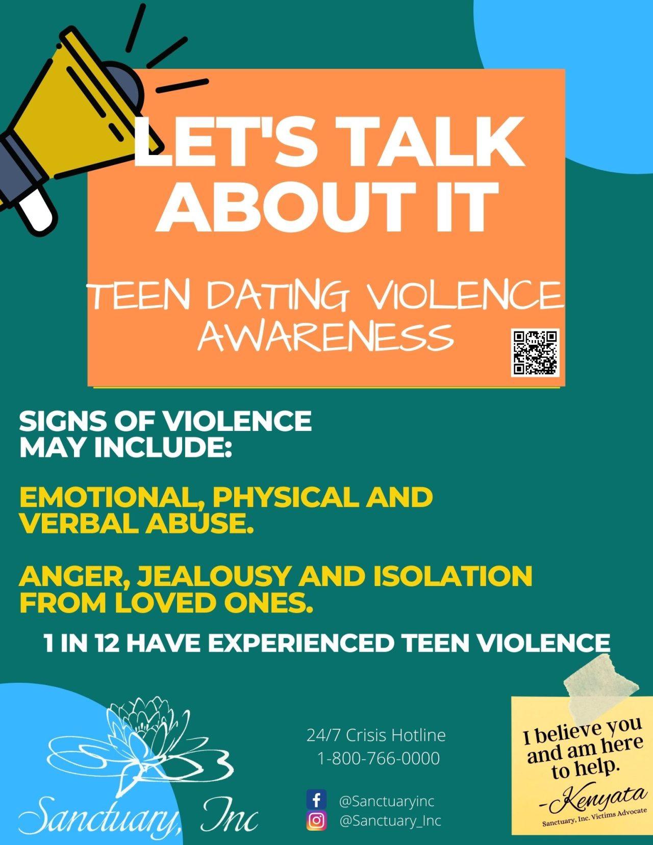 Sanctuary seeks to educate parents, students for Teen Dating Violence ...